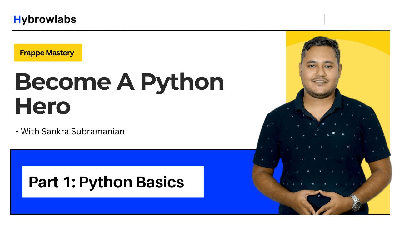 ERPNext Developer Mastery Part 1: Python Hero